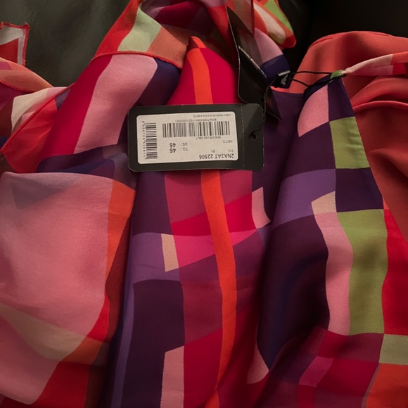 Emporio Armani | Dresses | Nwt Emporio Armani Mulberry Silk Dress Fun ...